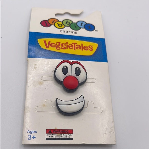 Jibbitz | Toys | Jibbitz Veggietales Charms Red And White | Poshmark